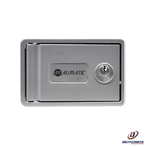 Outdoor aluminum box with release button and lever allmatic bld