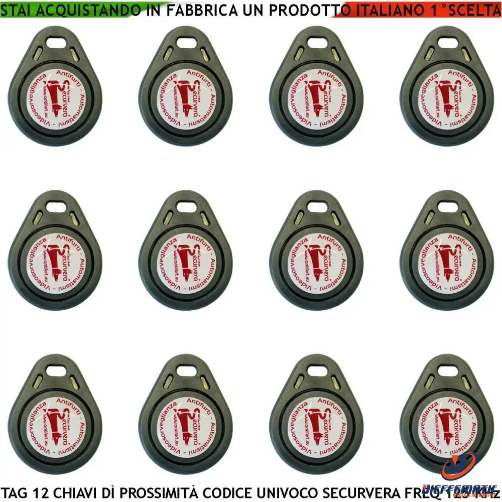 Etiqueta rfid 12 transpondedor de proximidad de alta seguridad securvera