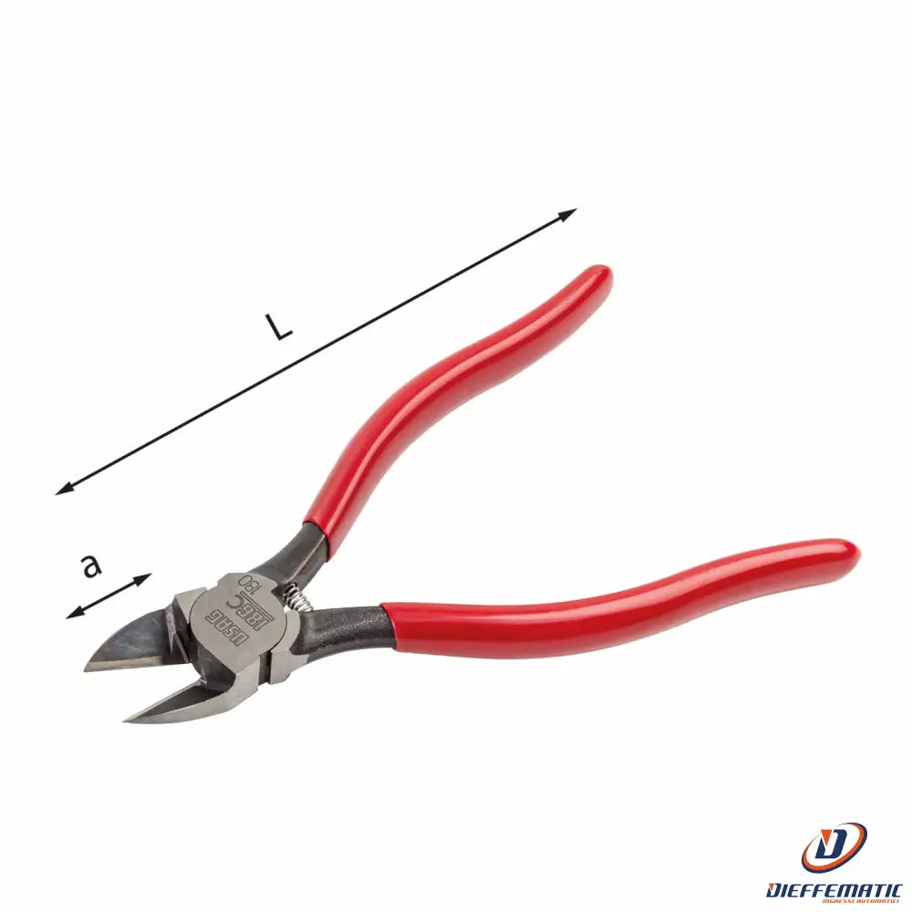 Usag diagonal flush cutting nippers for plastic materials 186 c