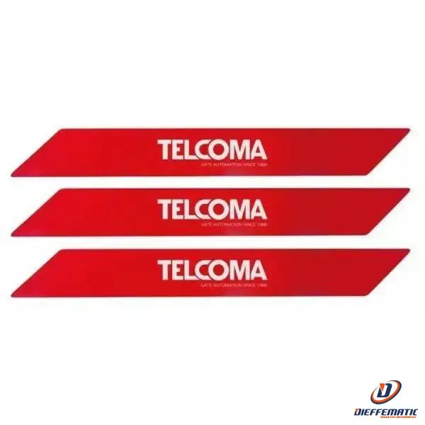 12 adesivi catarifrangenti per aste rapper/snapper telcoma stickers ...