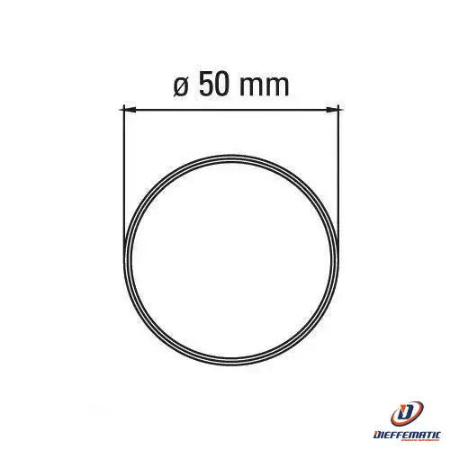 Adaptateur pour tube rond 50 pour automatismes tm45 faac 132263