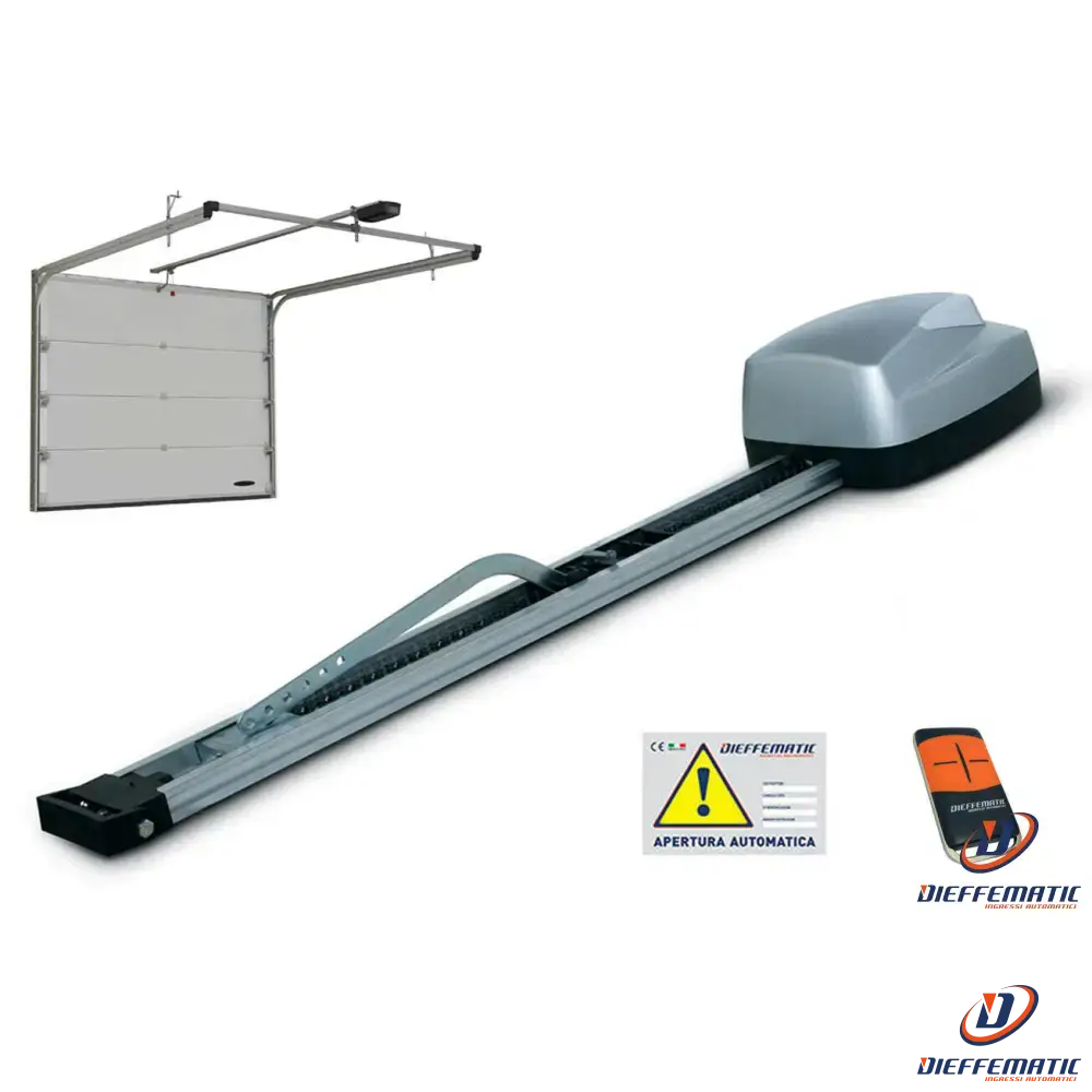 Automazione 24v porta basculante sezionale molla garage box hormann ...