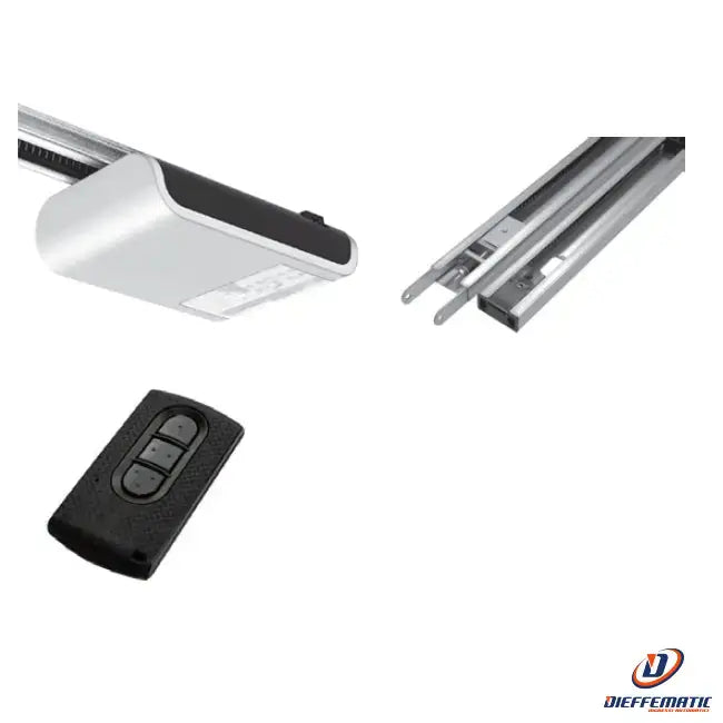 Automatisme complet pour portes sectionnelles allmatic kit blanc 800