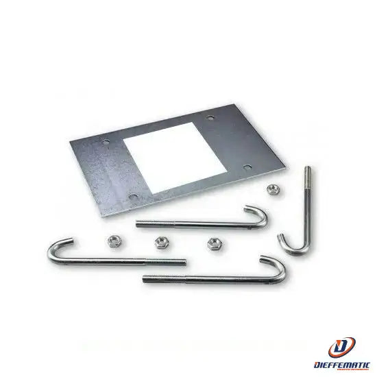 Base di ancoraggio con zanche nice xba16 per sistemi s/m/l bar ...