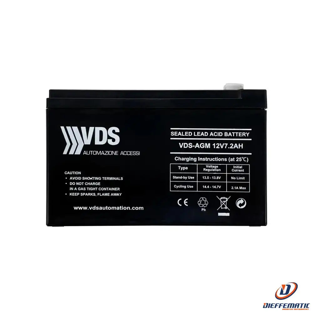 Bateria Recargable 7ah 7 Ah 12v Para Alarmas Antirrobo