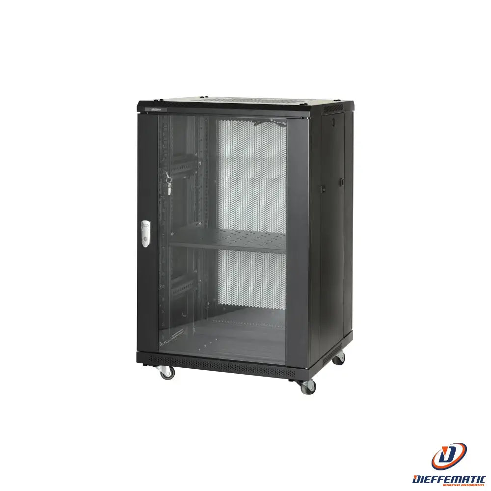 Cabinet rack 19" 18u in spcc dahua pfc200d-18u6d surveillance security
