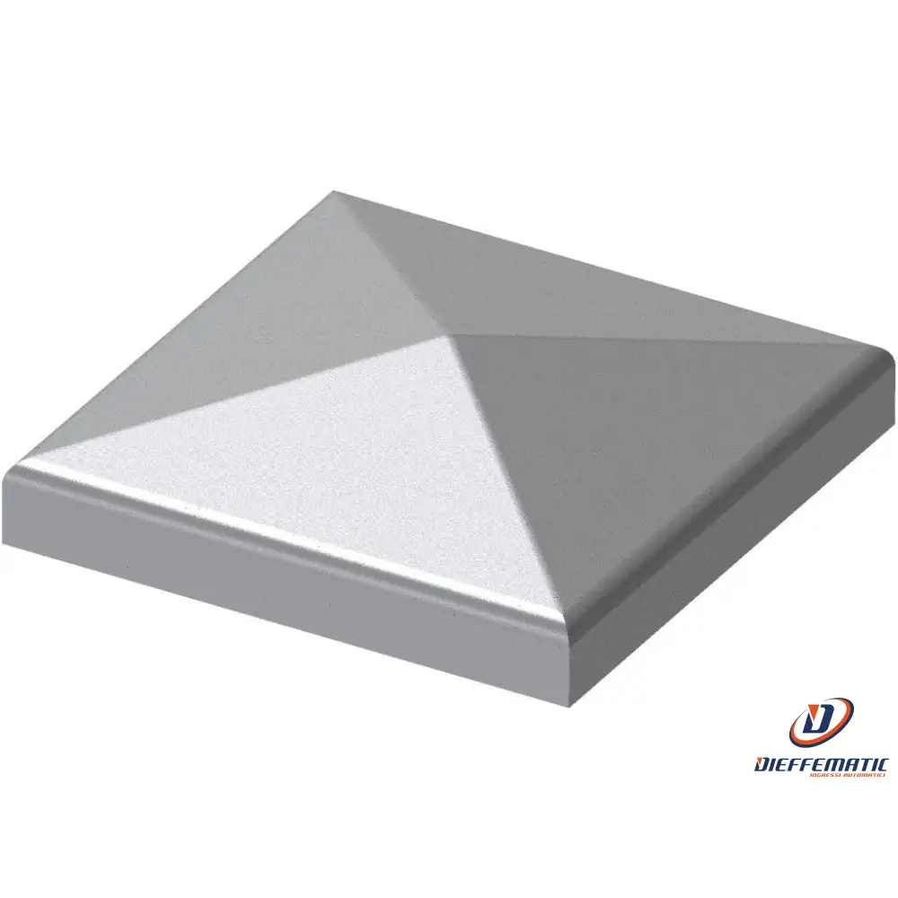 Cappello quadro con bordo 100 mm - alluminio fac 190a vl2101.100.a ...