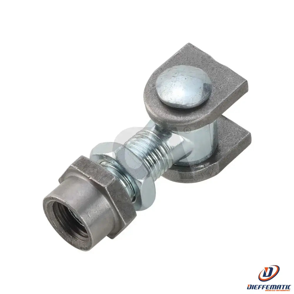 Hinge with wings with bush and galvanized locknut 876.24