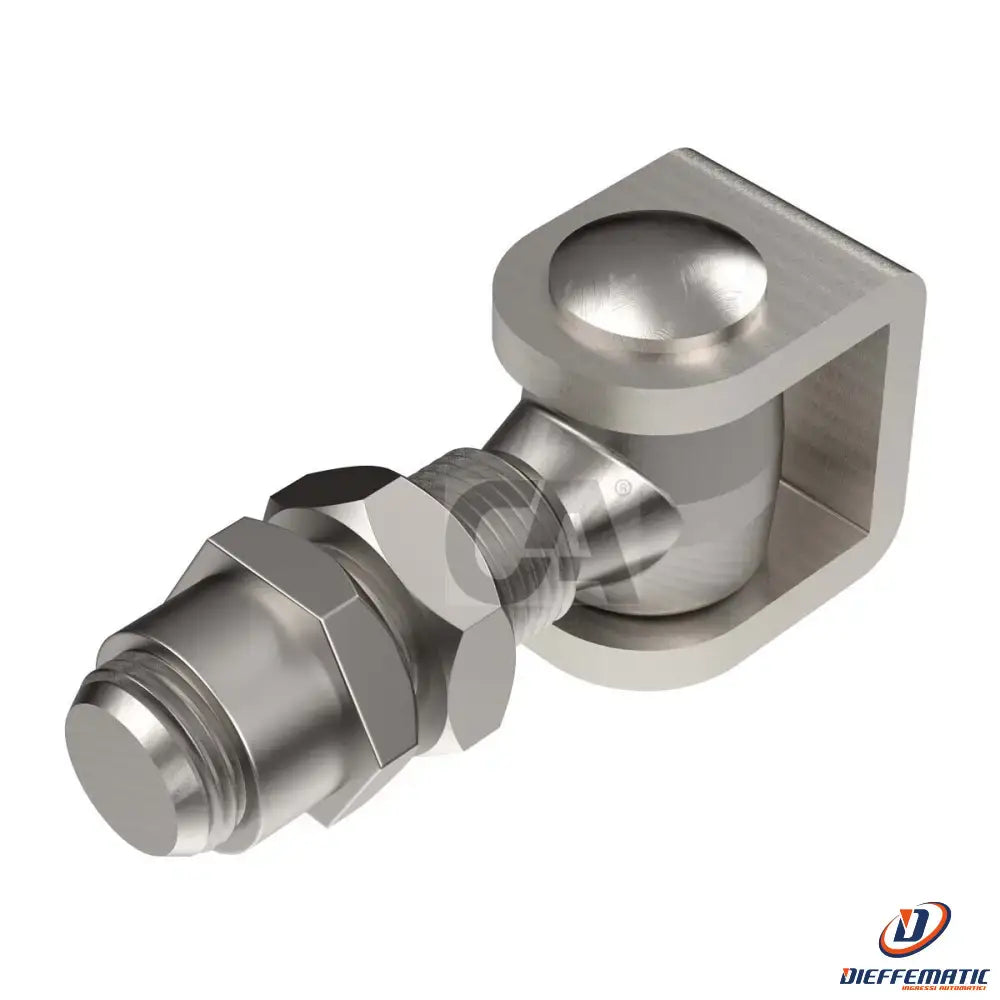 Hinge with clevis with bush and locknut stainless steel 376ix.18 pack