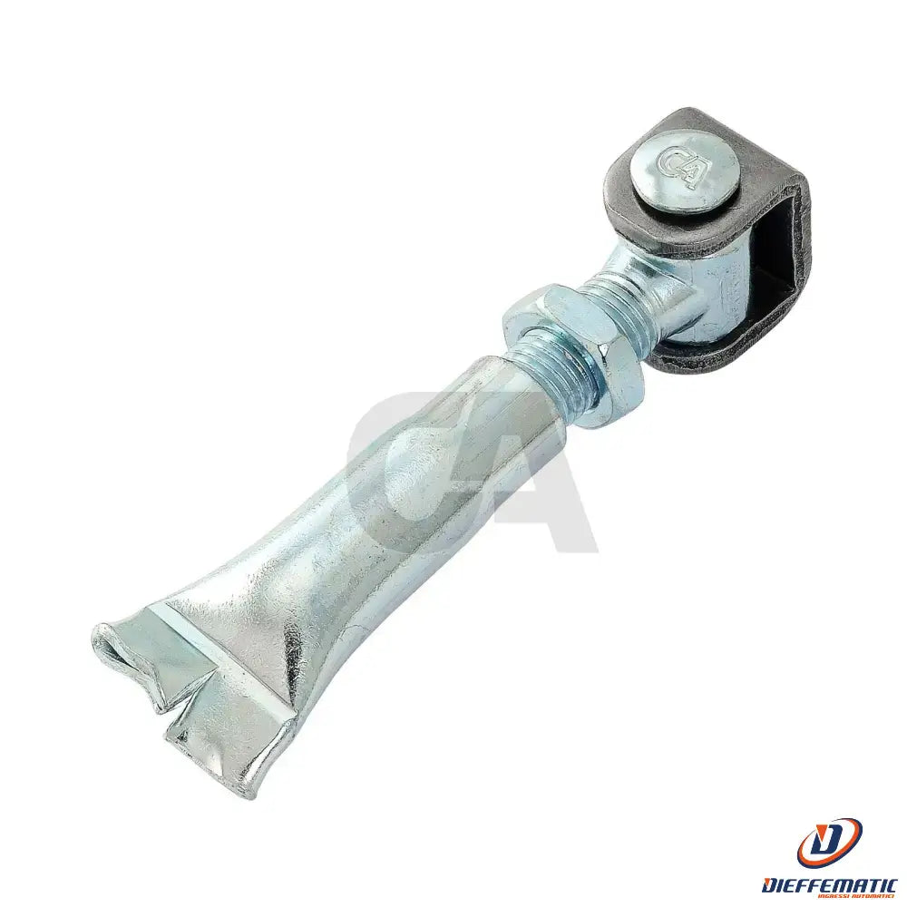 Hinge with u-bolt with walled tubular and galvanized locknut 377.27