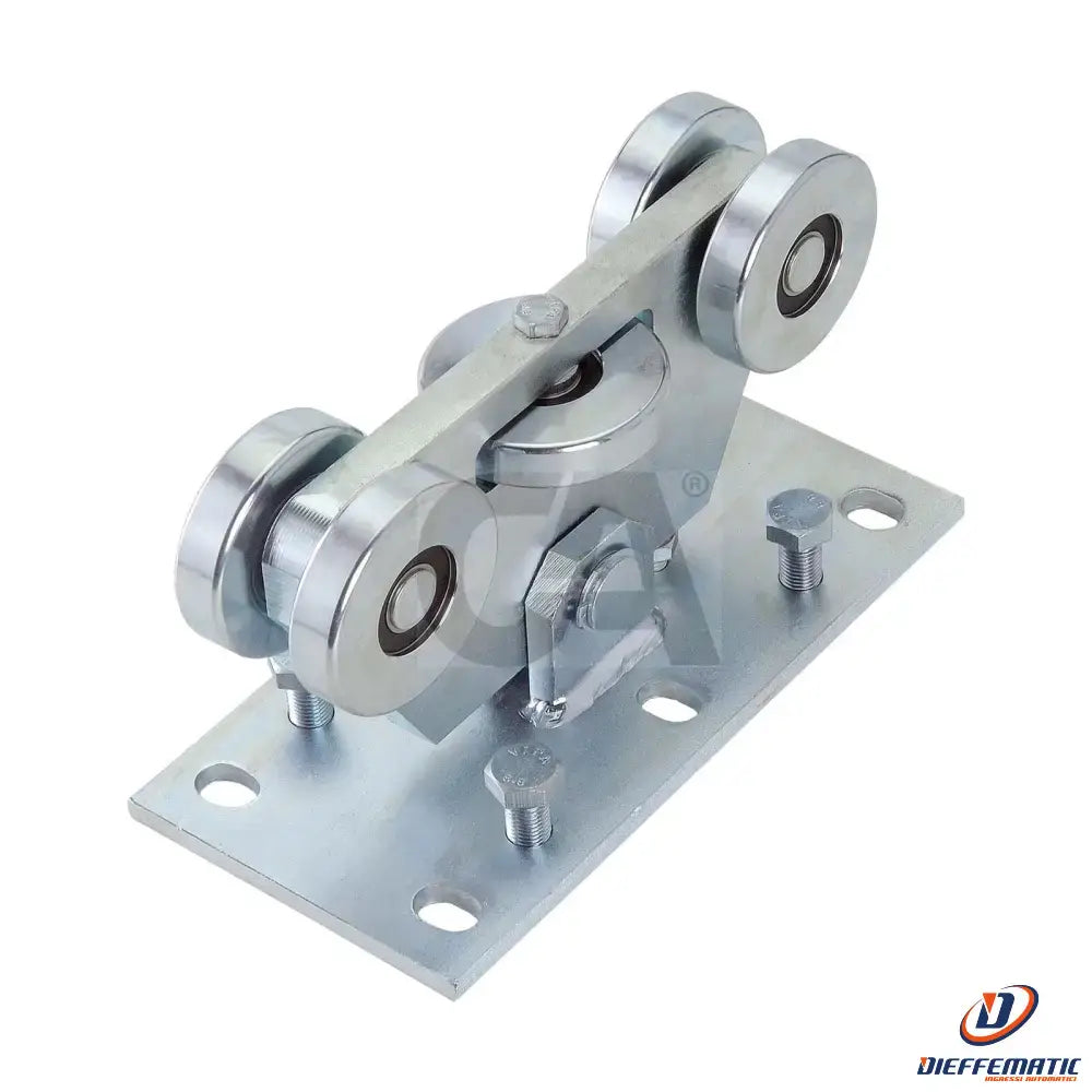Guide trolley 5 wheels with galvanized registry screw 395.m