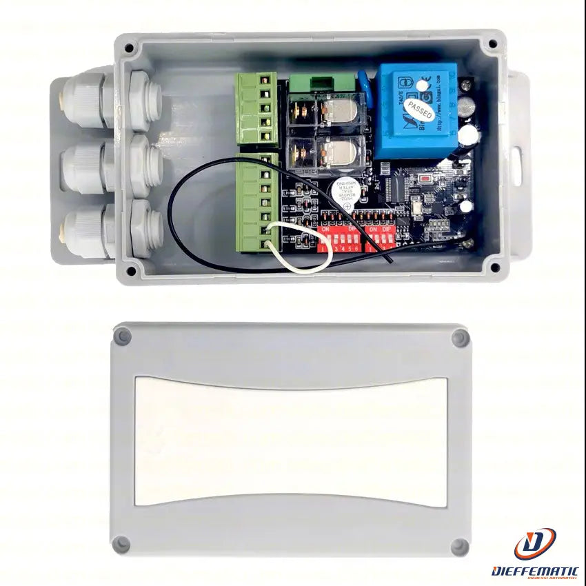 Universal control unit with integrated rx for 230v roller shutter