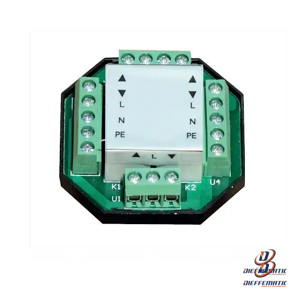 Centralized wire module expansion control unit shutter motors shutters