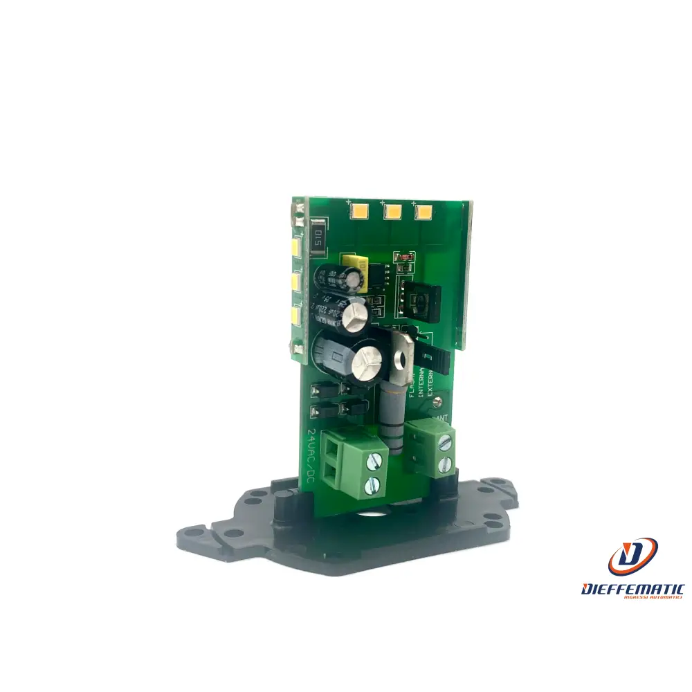 Circuito ricambio lampeggiante led 24v 12v si adatta a bft radius r1 r2 ...