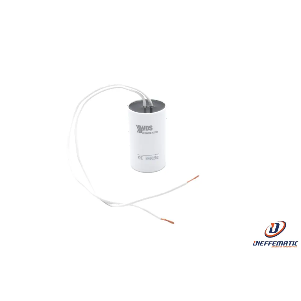 Capacitor 18 uf microfarad for electric motors shutter screw m8 faston