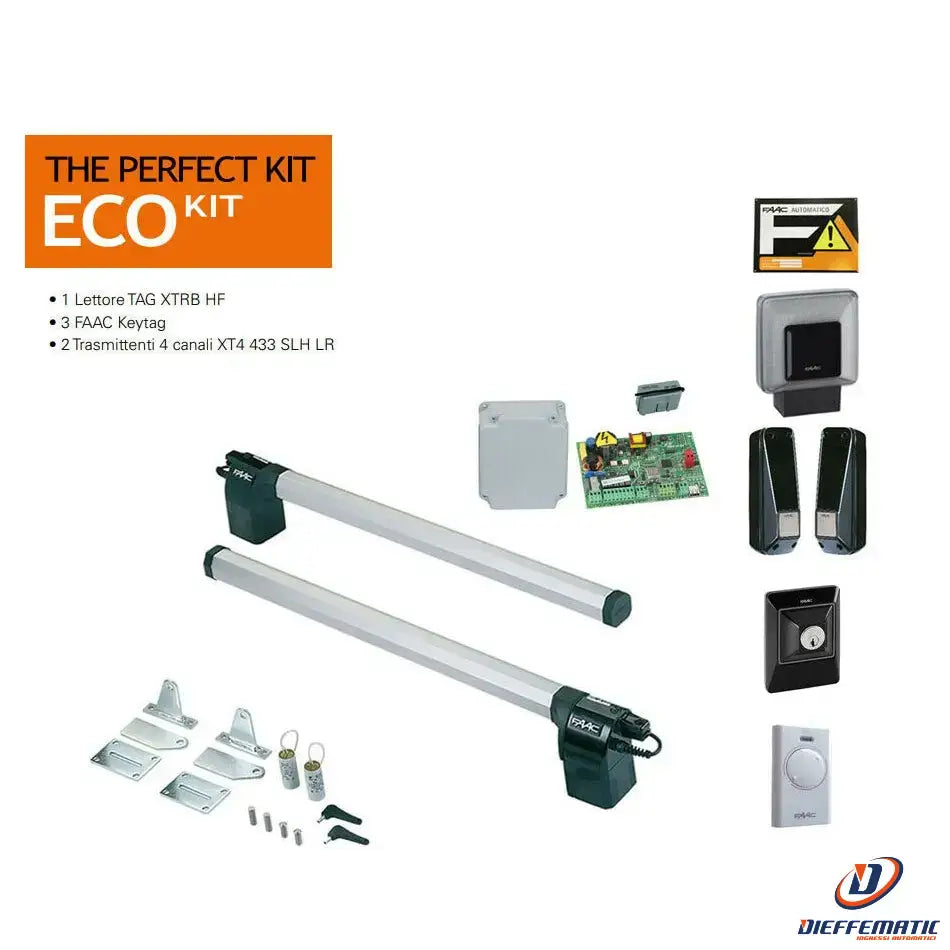 Kit eco 230v perfect faac 105917 pièce de rechange d'origine