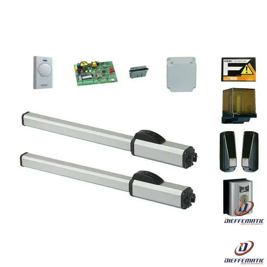 Faac 422 cbac 230v door 1.8 mt automatic swing gate automation kit #2