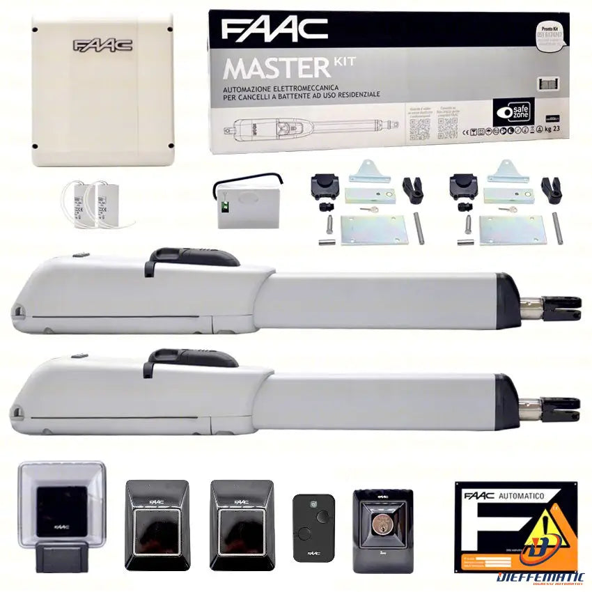 Faac master kit 415 230v swing gate automation 104415445