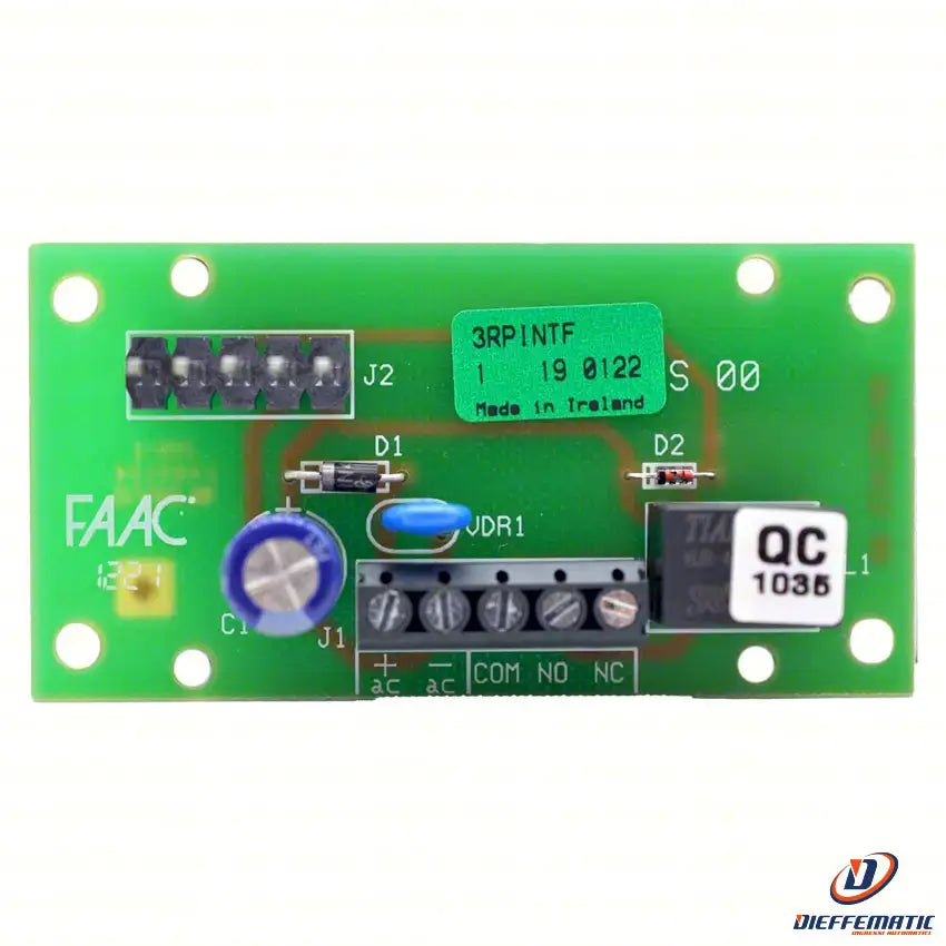 Relay interface for rp receivers for 433mhz slh lr system faac 787725