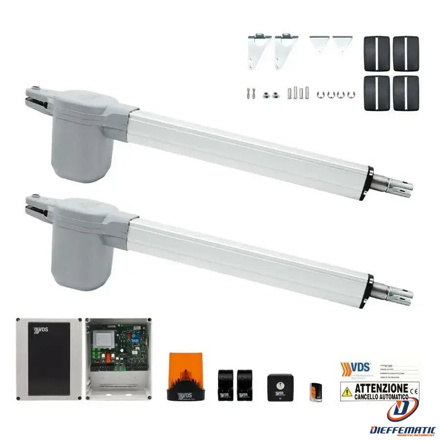 Kit 2 ante per cancelli a battente fino a 6 mt vds kit ego 500 230v ...