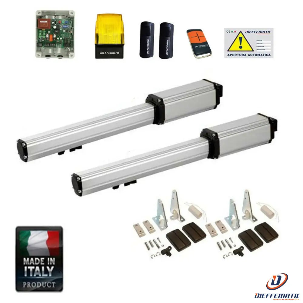 Kit Bh 400 24V Pour 2 Portails Battants Compatible Avec Aprimatic Raiders