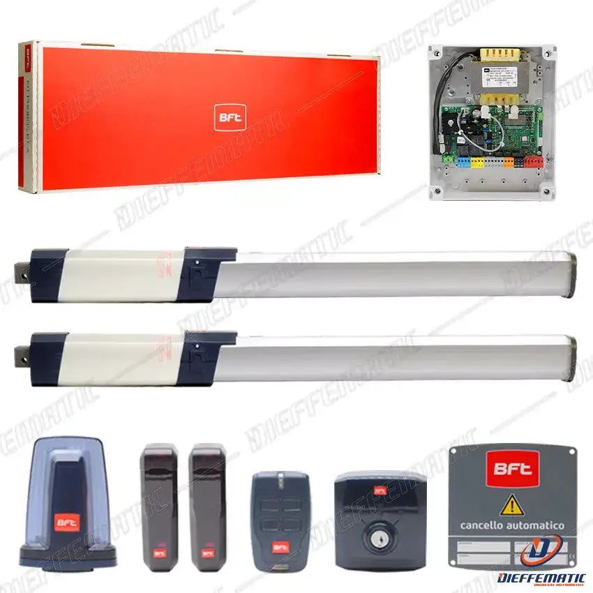 Kit de portão giratório Bft Giuno Ultra Bt A20 R935330 Hidráulico 24v ...