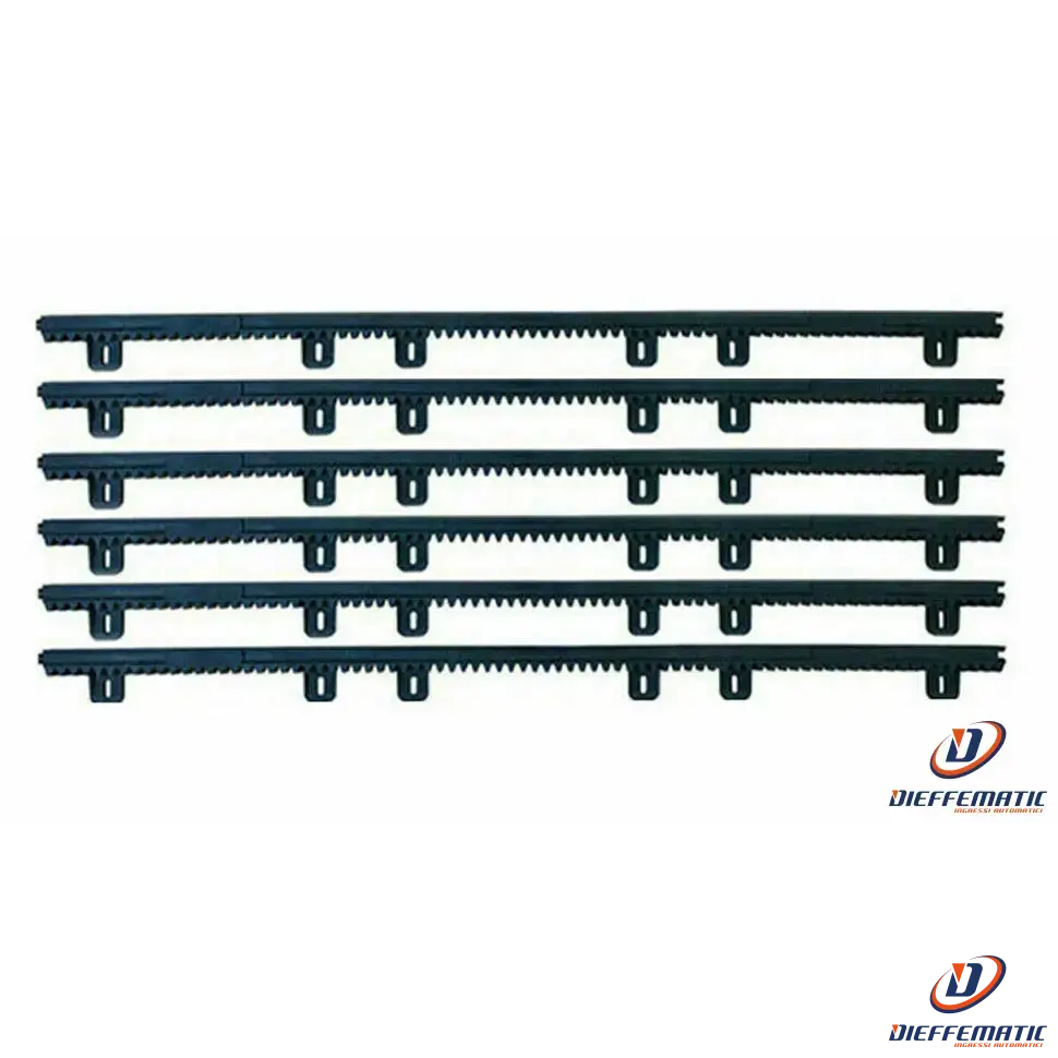 Rack kit 6 mt 6mt universal sliding gate nylon plastic