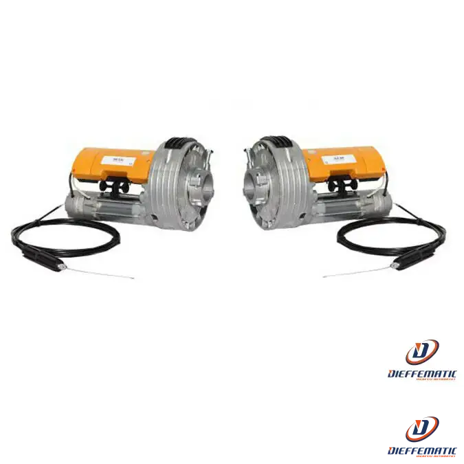 Kit of 2 double bi-engine acm 340 engine with brake shutter garage