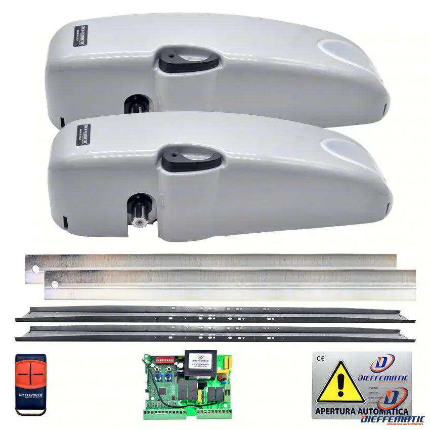 Kit set automation overhead door counterweight garage 2 motors box