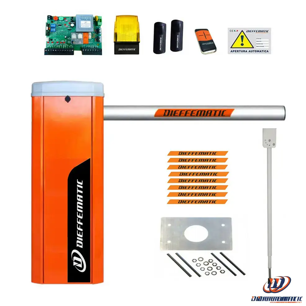 Barrier set kit 4 meters automatic road barrier barrier closing