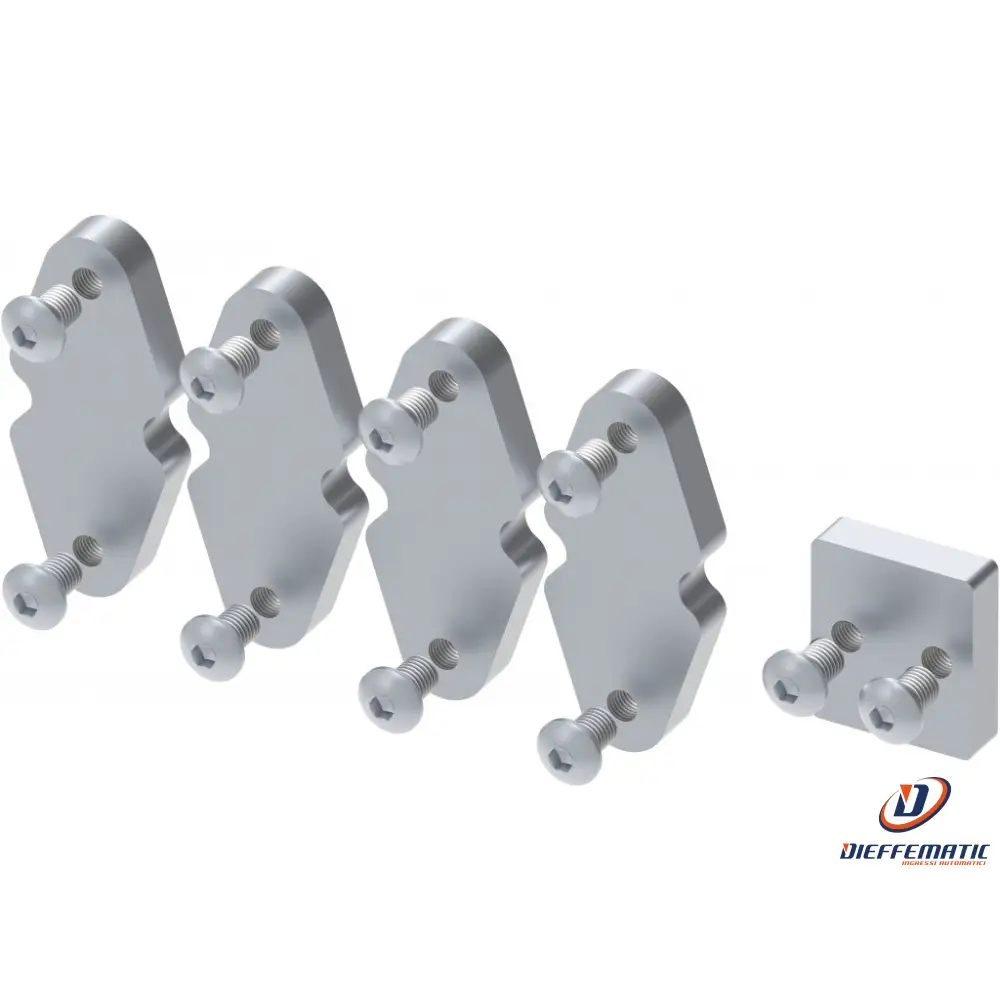 Kit spessori 10 mm e viti per bifolding sp.50 mm fac vc7106.050 automazione