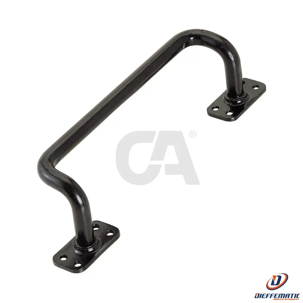 Black painted curved pull handle 361.230