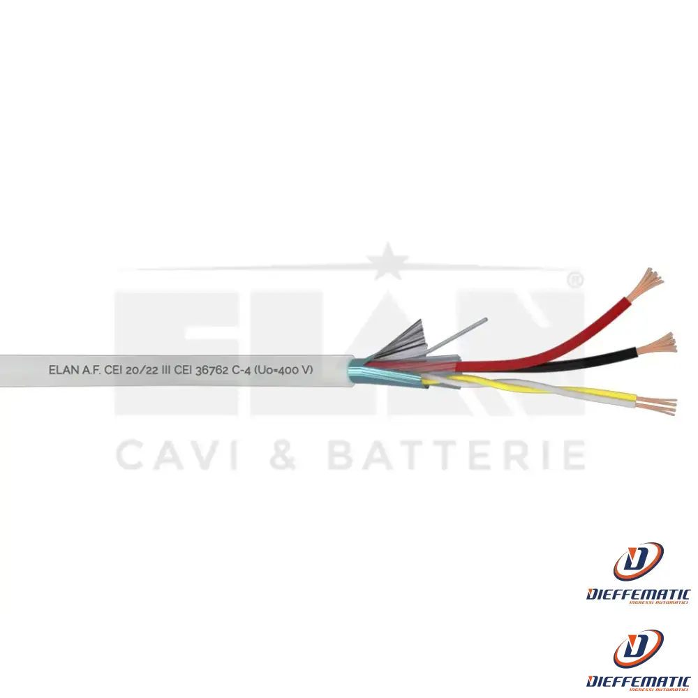 Skein cable elan alarm tw + screen 2x1,50+2x1,00 bus/rs485 pvc 039291