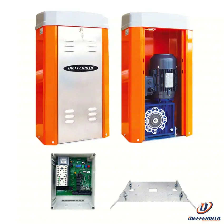 Giga motor 4000 kg sliding gate 380v three-phase with control panel