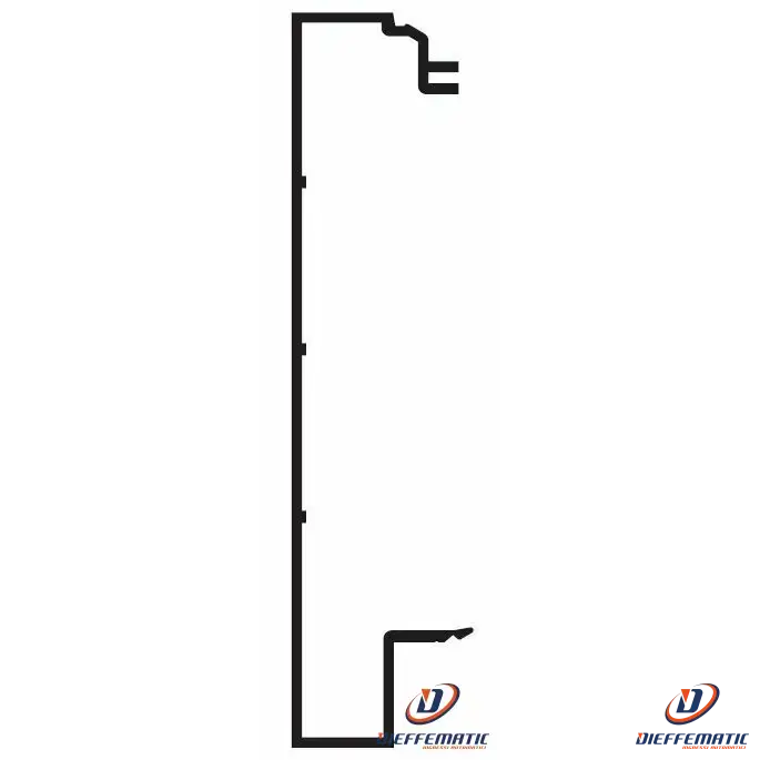 Profile carter closing for beam 4063 pam 30 ditec entrematic