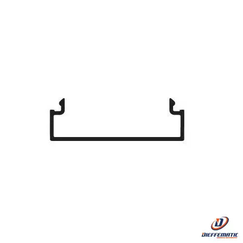 Horizontal closing profile l=6000 alu48 ditec entrematic pmv9819g60