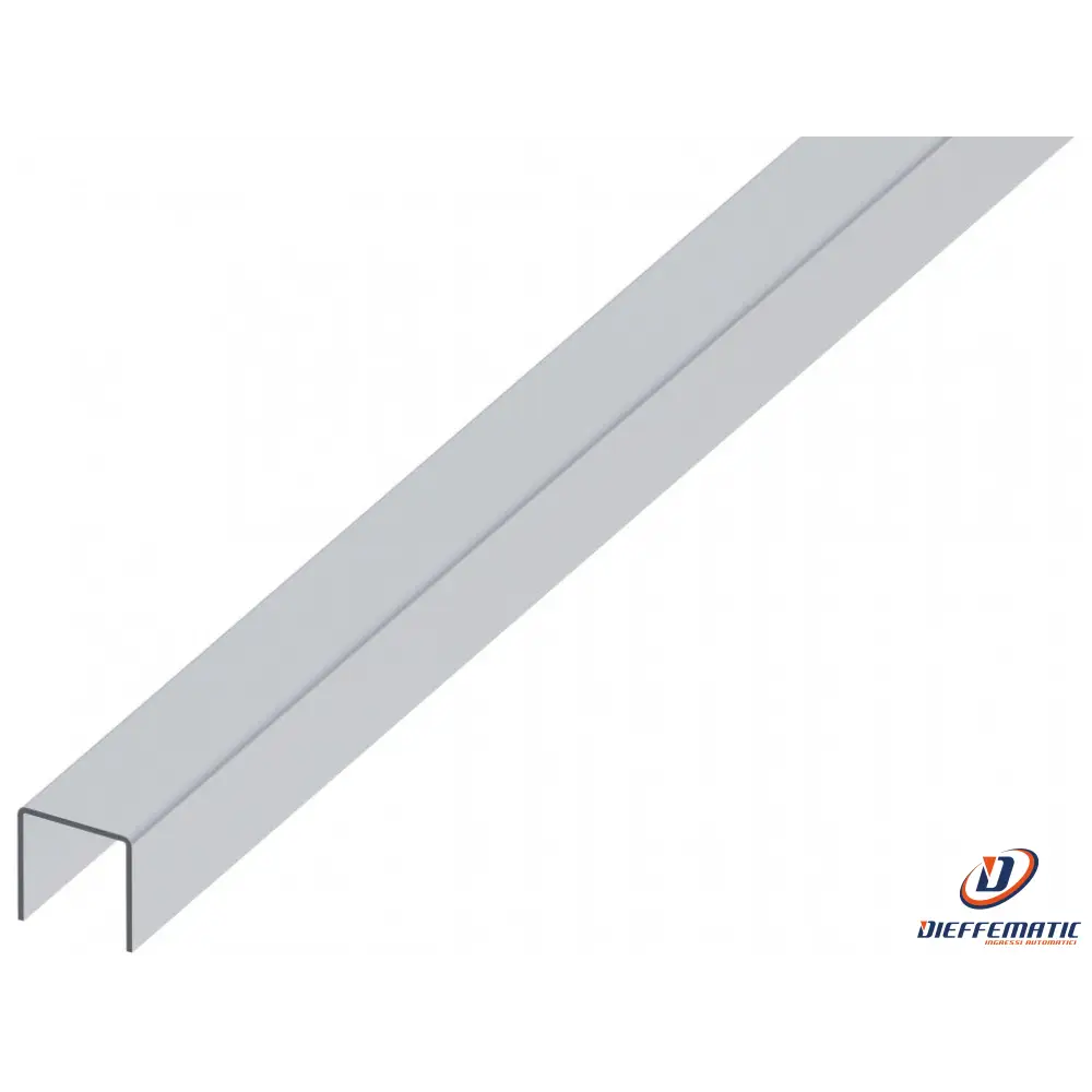 Profile u 40x40 sp.2 length 6m black fac va5401.006.l automation ...