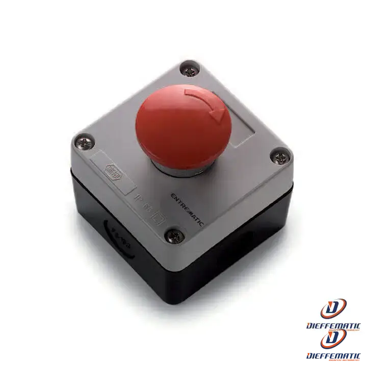 Red emergency button ditec entrematic pm0pse automation automatisms