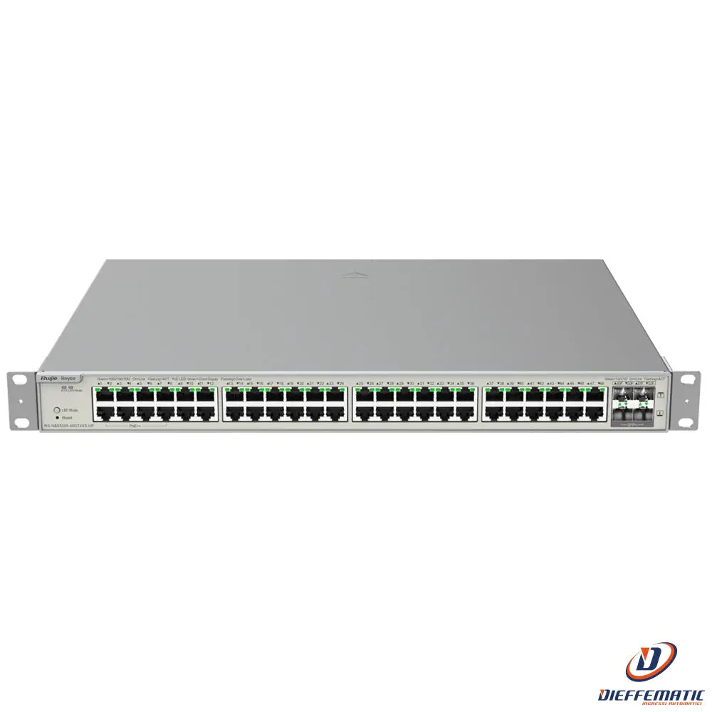 Reyee rg-nbs5200-48gt4xs-up switch hi-poe cloud layer 3 - dieffematic