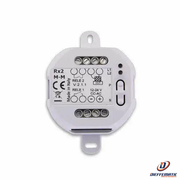 Mini récepteur multifréquence 2 canaux b&b mfm f0-rx2-mfm-3a