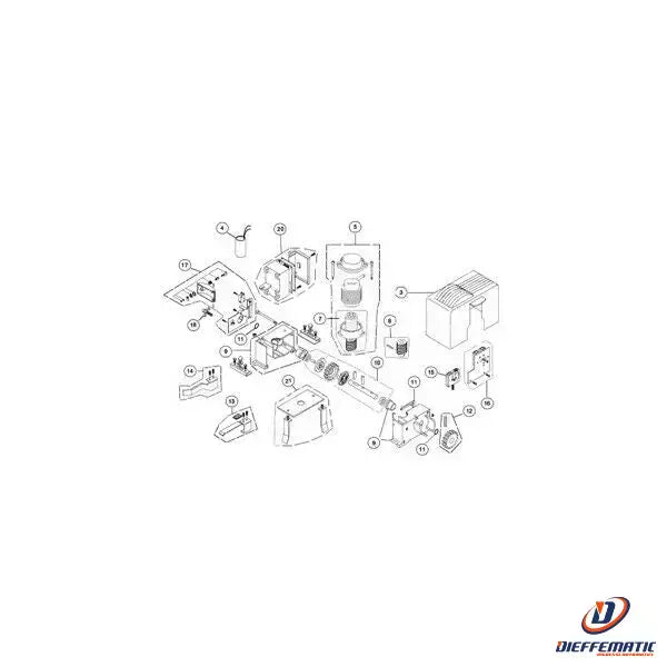 Riduttore completo per cross 6-6e-60-60e-61e/cs61-61e ditec 0cr6r ... Riduttore completo per cross 6-6e-60-60e-61e/cs61-61e ditec 0cr6r ...
