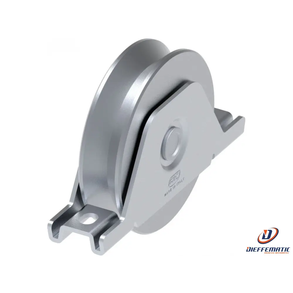 Wheel d.90 groove av internal support printed 2 bearings fac va1104.090.2