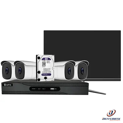 Safire sf-kit40-4k kit 4k preconfigurato - dieffematic