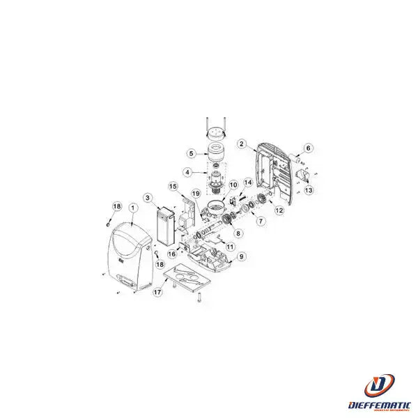 Complete lock release for cross 5e-5eh-7e-7eh-8e ditec 6cs7s