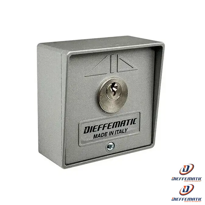 External wall key selector x open close stop open gate shutter