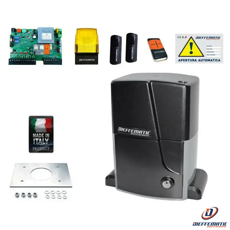 Sliding gate set 230 2000kg automatic automation kit beninca rib