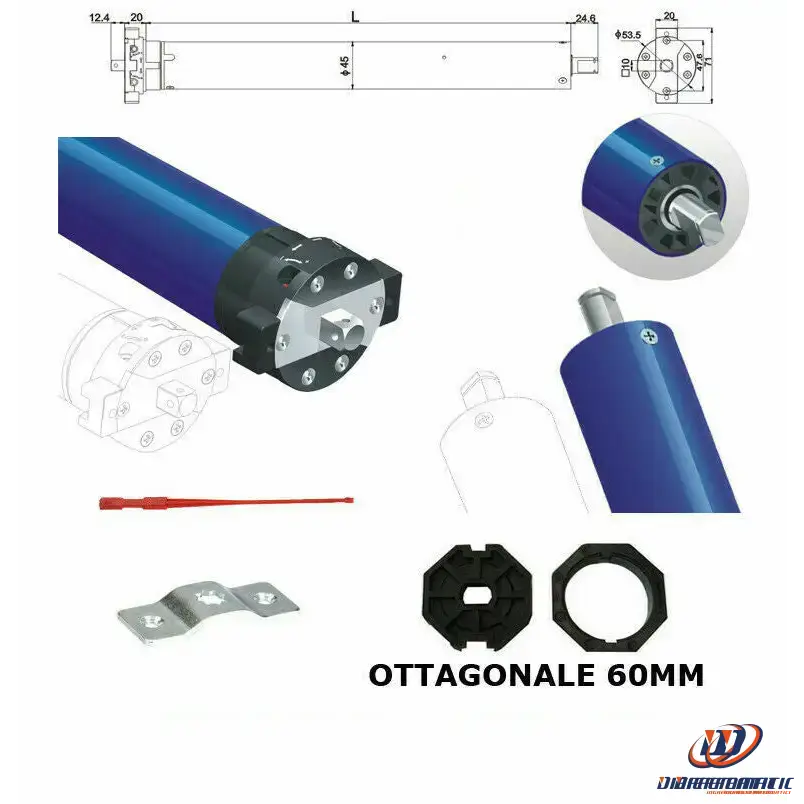 Groupe moteur pour volet roulant 30nm 80kg volets roulants aprimatic