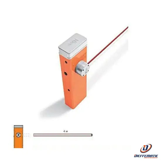 Electromechanical barrier lifting system for 4 m rods nice sbar