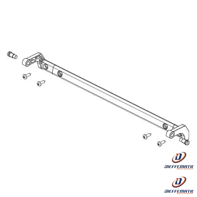 Staffa supporto attuatore basculante mingardi 2701023 automazione ...
