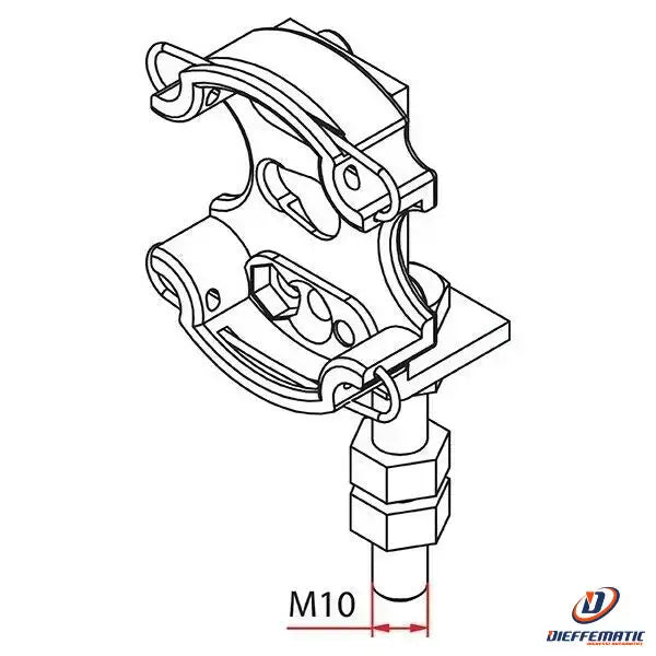 Supporto rinforzato regolabile tm45 r-tm45 e-tm45 er faac a4506_0570s ...